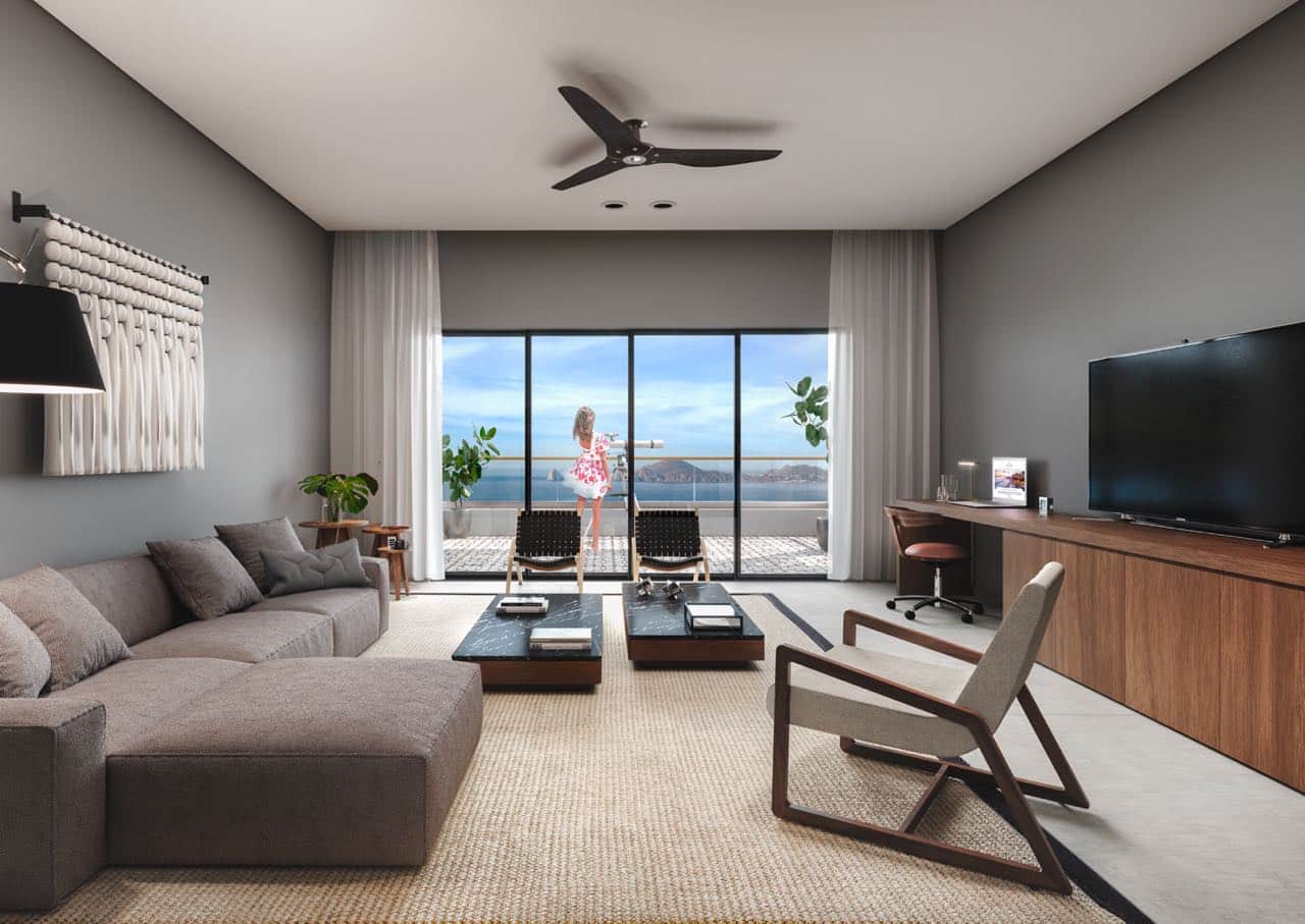 The Cape Residences model residence at The Cape, a Thompson Hotel